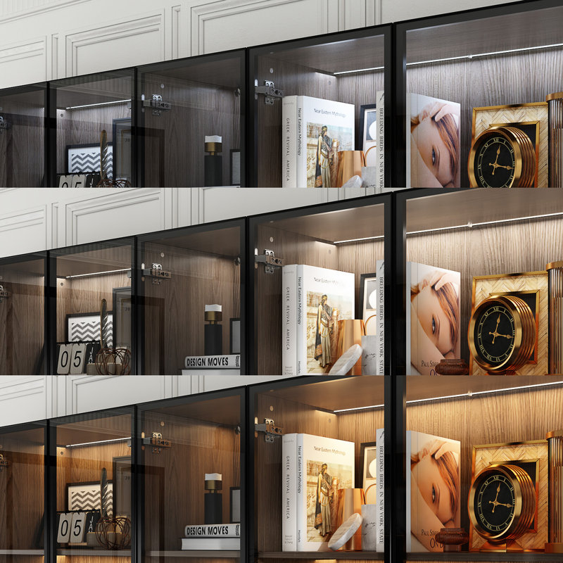 Brayden Studio® 78.7”H*110.2”W China Cabinet | Wayfair Brayden Studio® 78.7”H*110.2”W China Cabinet | Wayfair